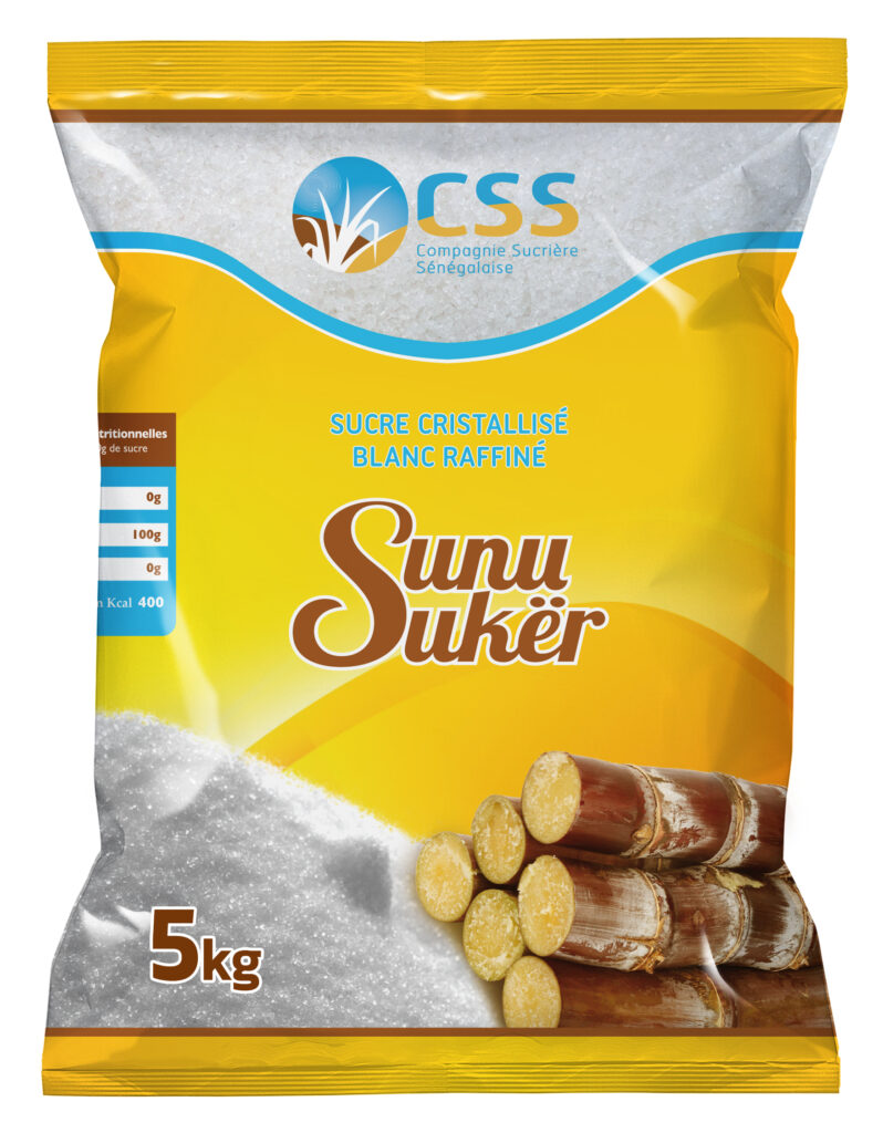 Sunu Sukër White Bag 5 KG - CSS